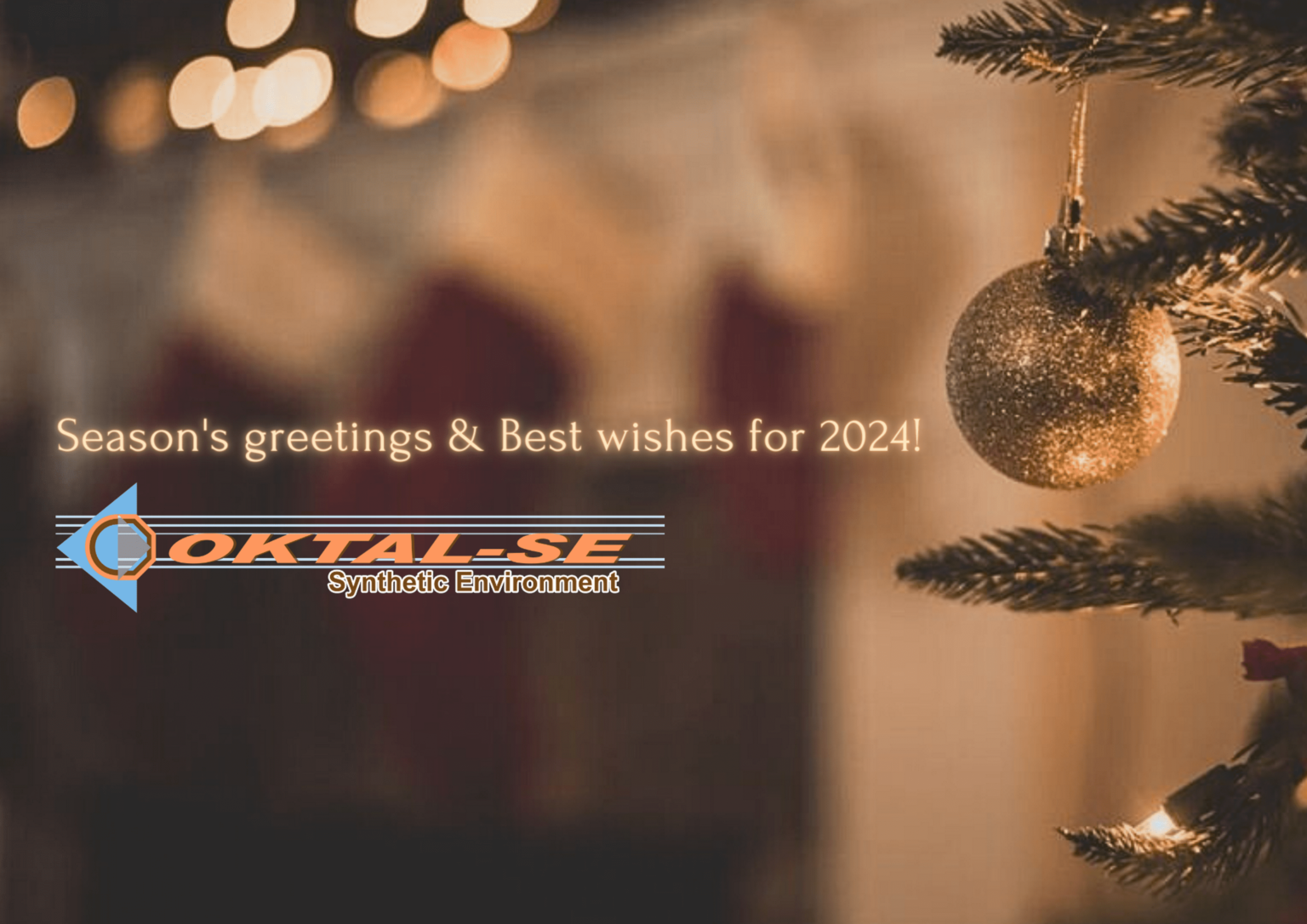 OKTAL-SE Team members wish you a Merry Christmas and all the best for ...